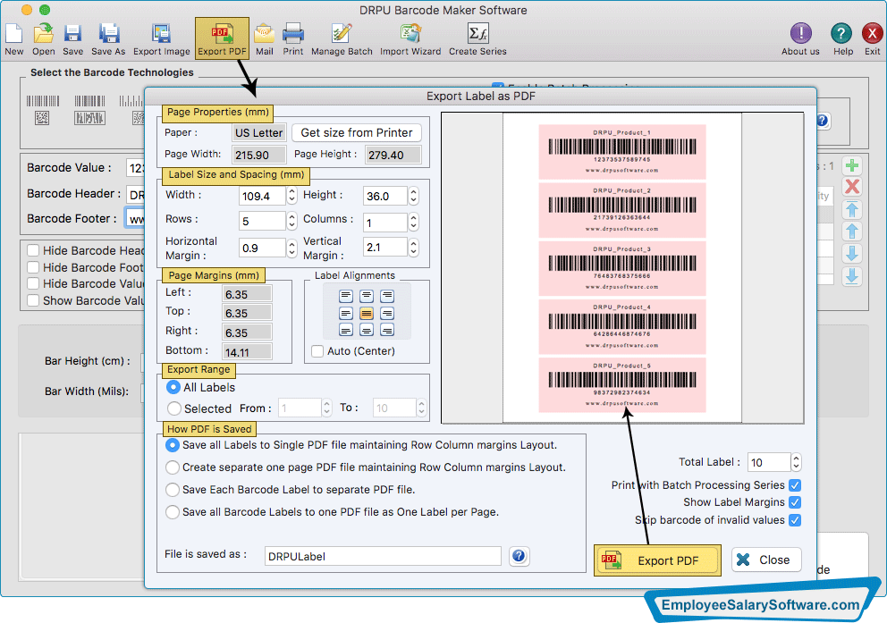 Screenshots Of Barcode Label Software Mac To Know How To Create Barcodes On Mac