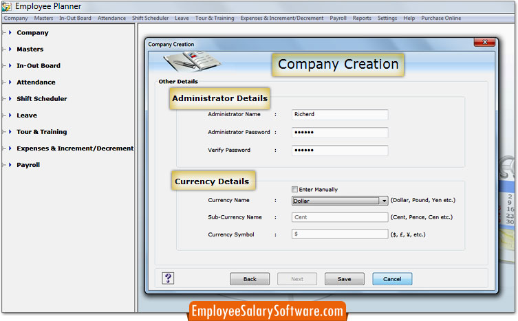 Screenshots of Employee Salary Software to know how to manage company ...