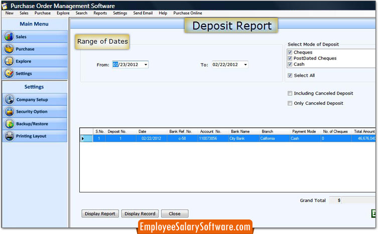 Purchase Order Management Software create Manage sales-purchase records ...